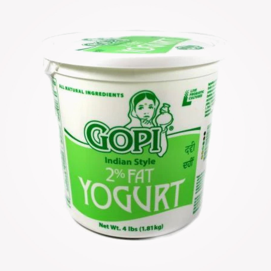 Gopi Indian Style Low Fat Yogurt 4lb Mintmasala
