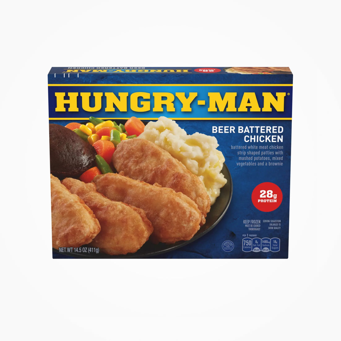 HUNGRY-MAN BEER BATTERED CHICKEN 411g -(Store pickup only) – MintMasala